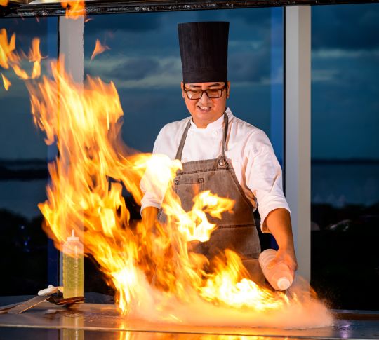 Dining & Drinks | Hilton Cancun Mar Caribe All-Inclusive Resort