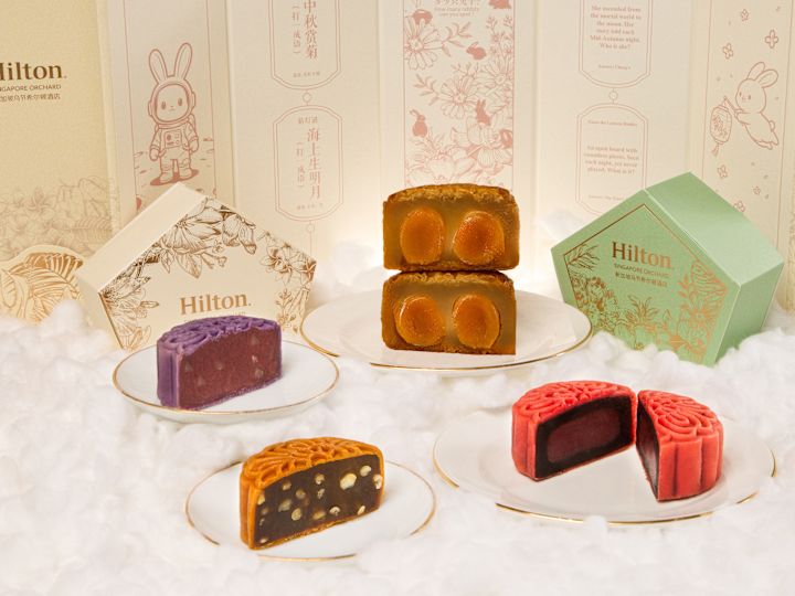 Mooncakes do Festival de Meio de Outono | Hilton Singapore Orchard